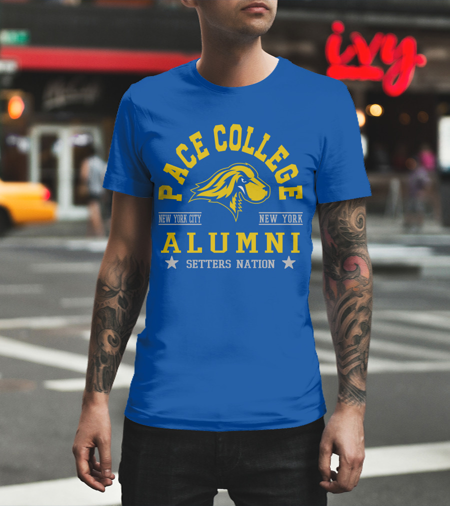 Pace College Alumni Setters Nation New York City T-Shirt