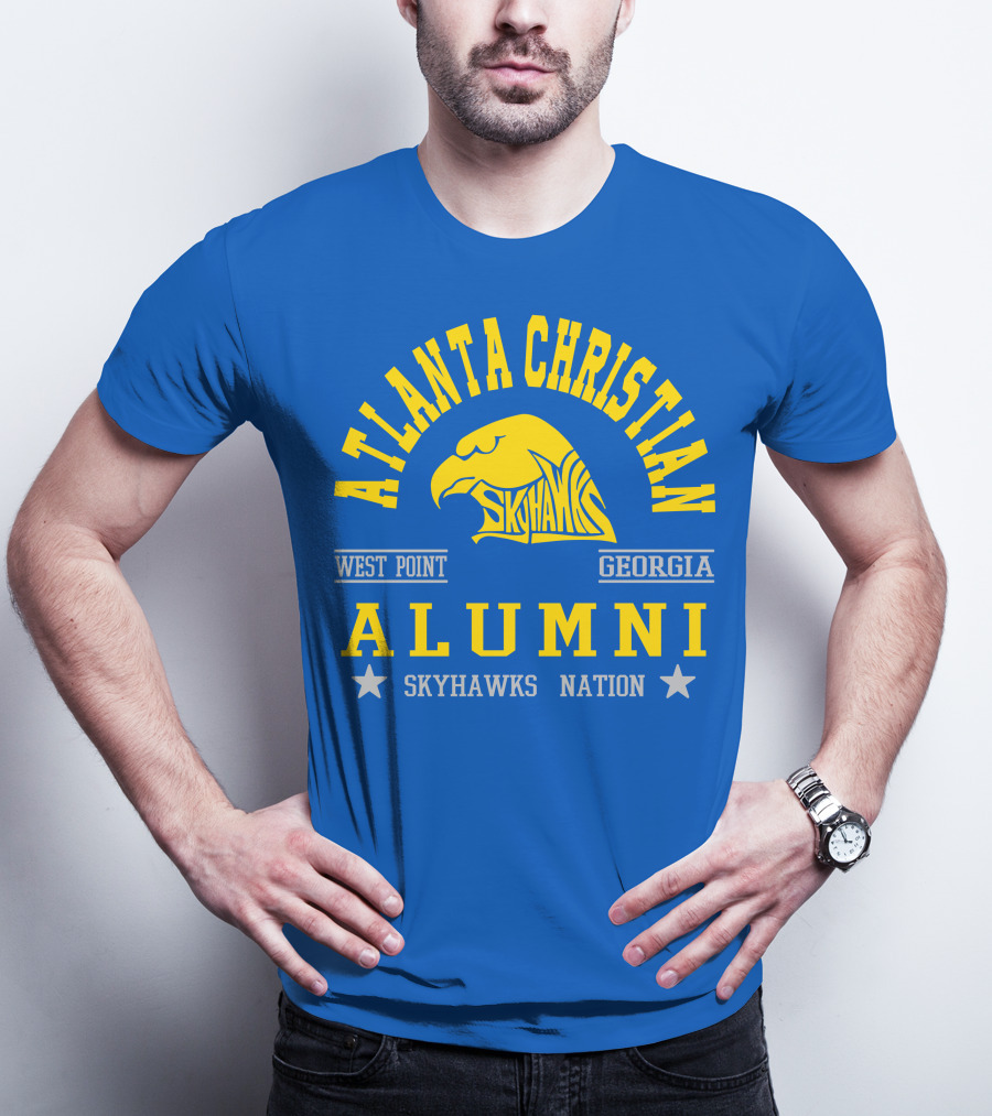 Atlanta Christian Skyhawks Georgia West Point Alumni Nation T-Shirt