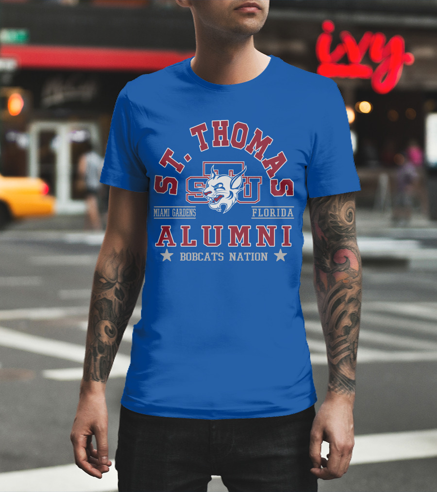St. Thomas University Alumni Bobcats Nation Miami Gardens Florida T-Shirt