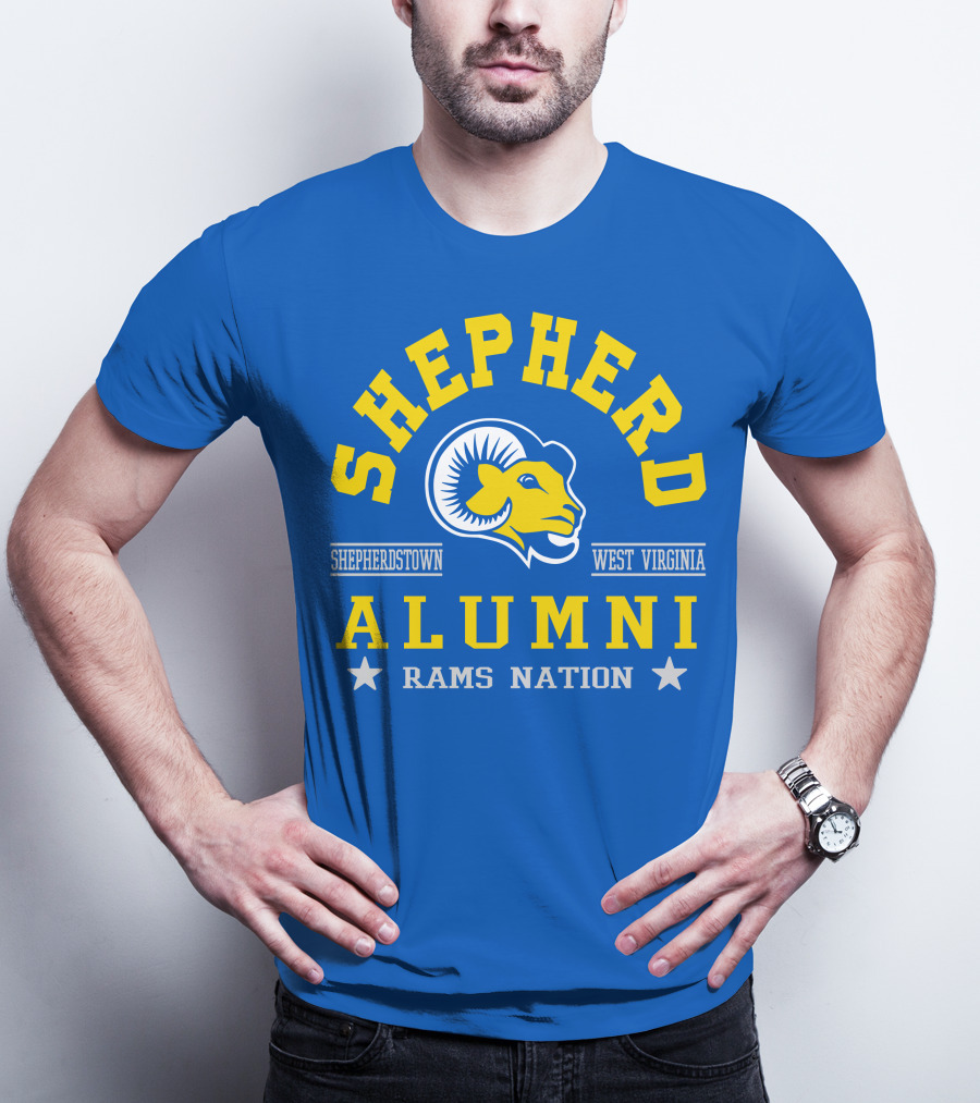 Shepherd Alumni Shepherdstown West Virginia Rams Nation T-Shirt
