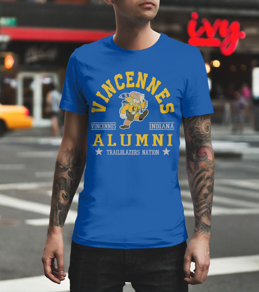 Vincennes Indiana Alumni Trailblazers Nation T-Shirt