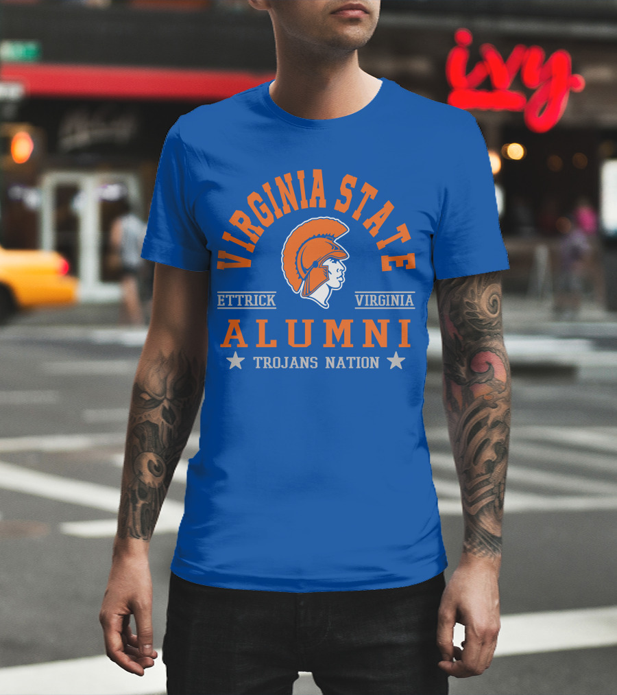 Virginia State Ettrick Alumni Trojans Nation T-Shirt