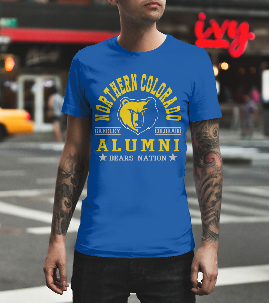 Northern Colorado Alumni Bears Nation Greeley Colorado T-Shirt
