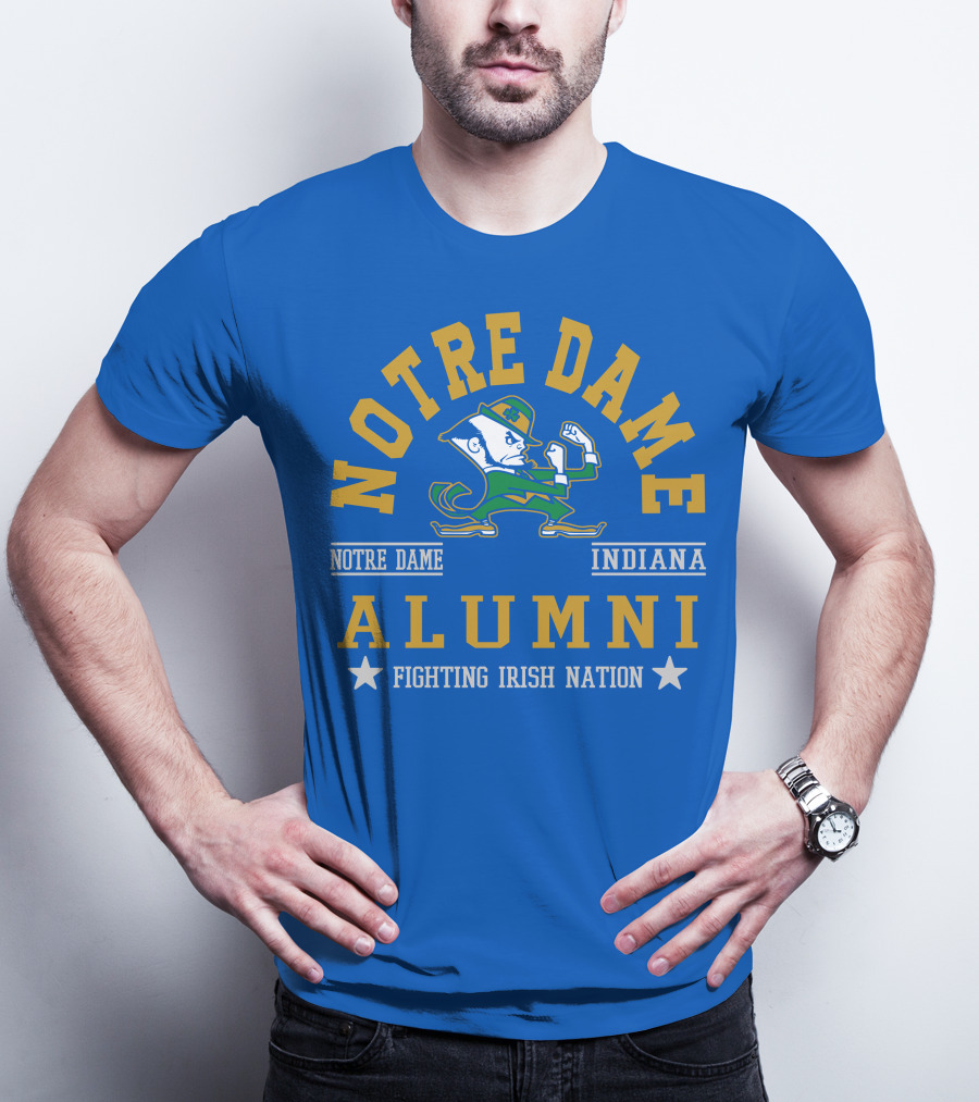Notre Dame Indiana Alumni Fighting Irish Nation T-Shirt