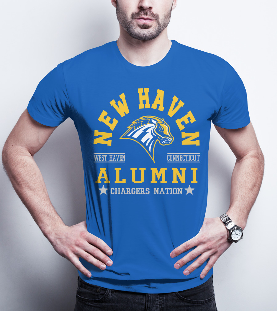 New Haven West Haven Connecticut Alumni Chargers Nation T-Shirt