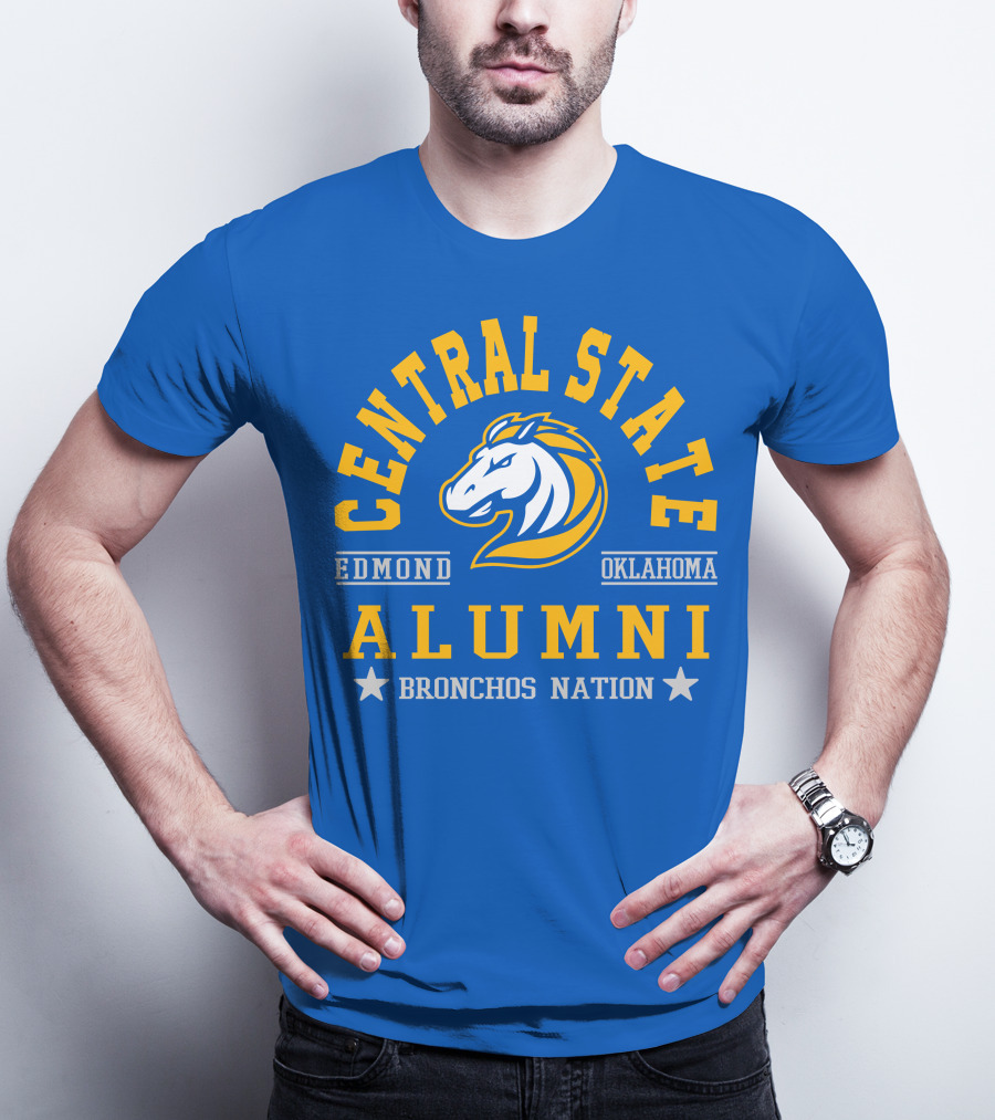 Central State Alumni Edmond Oklahoma Bronchos Nation T-Shirt