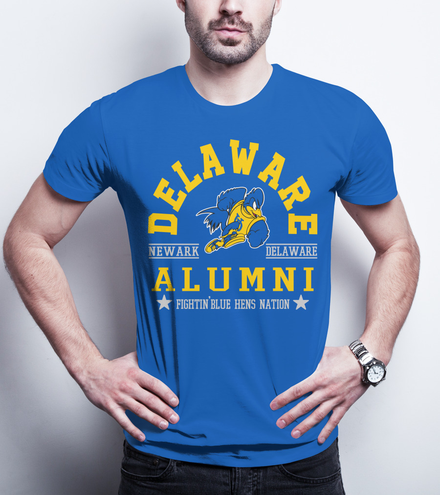 Delaware Newark Alumni Fightin' Blue Hens Nation T-Shirt