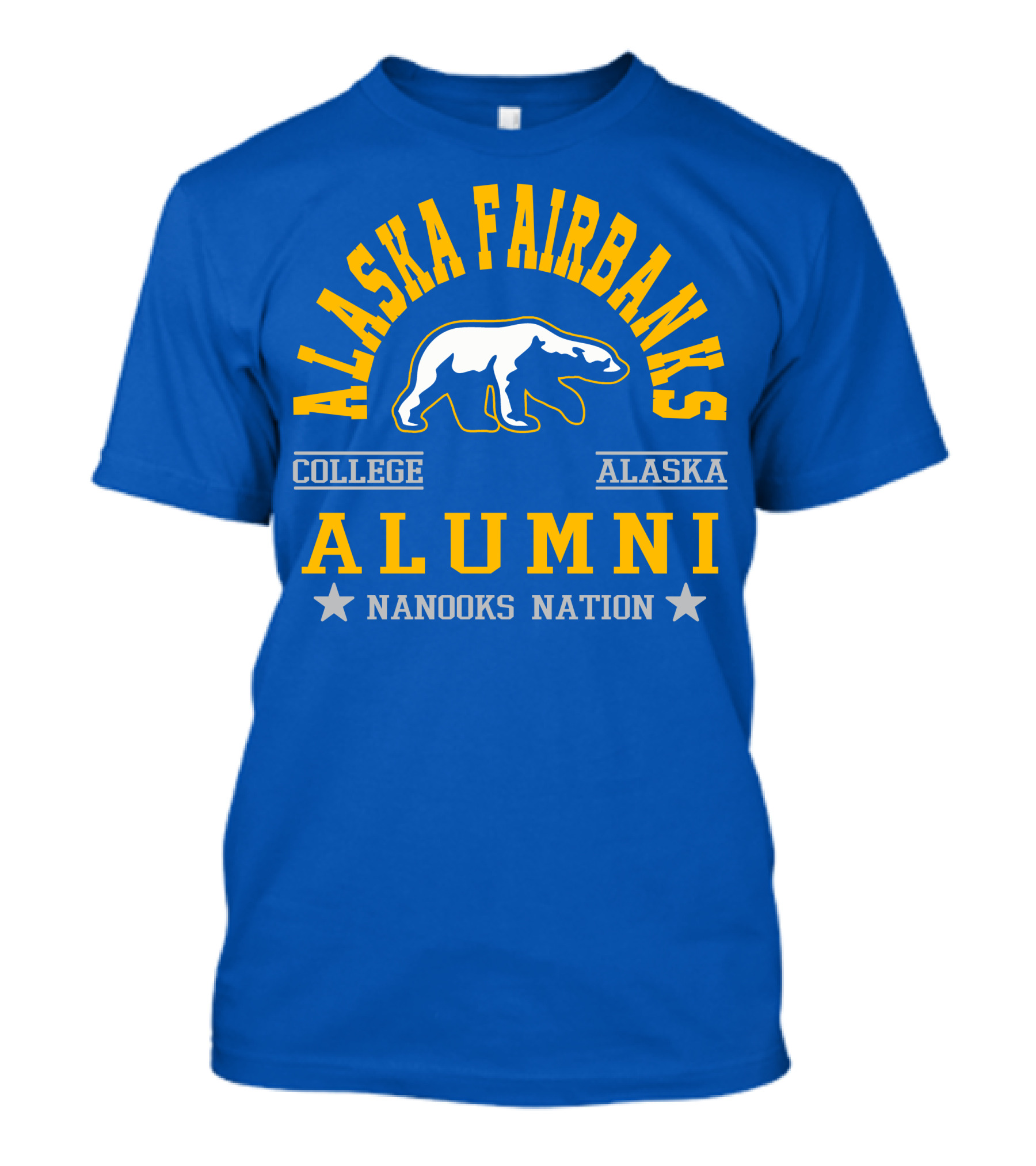 Alaska Fairbanks College Alaska Alumni Nanooks Nation T-Shirt