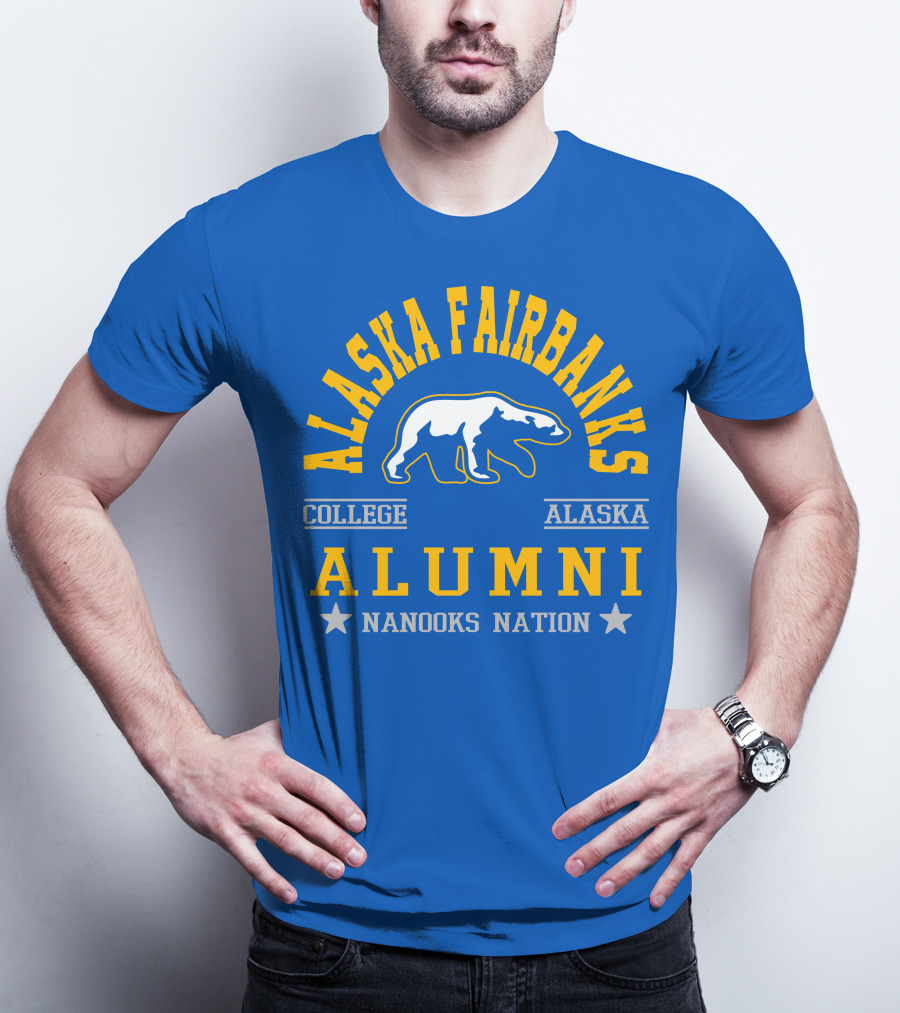 Alaska Fairbanks College Alaska Alumni Nanooks Nation T-Shirt