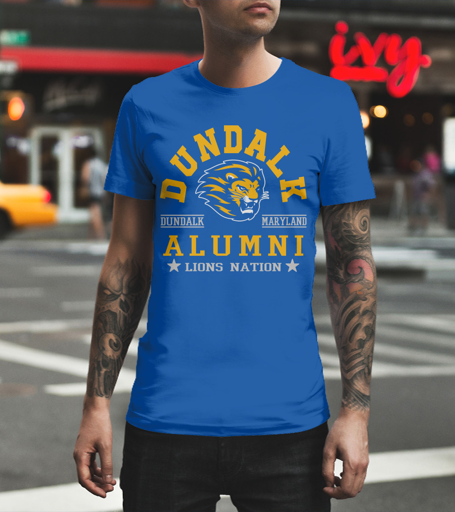 Dundalk Maryland Alumni Lions Nation T-Shirt