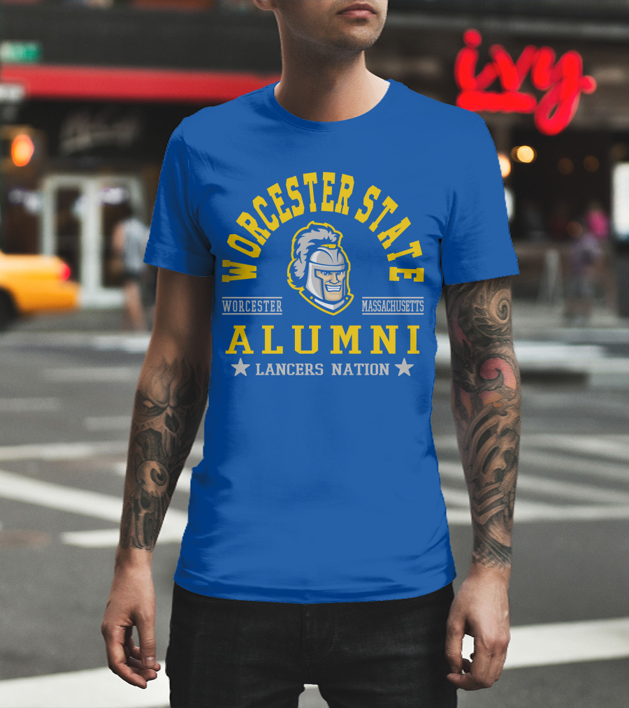 Worcester State Alumni Lancers Nation Massachusetts T-Shirt