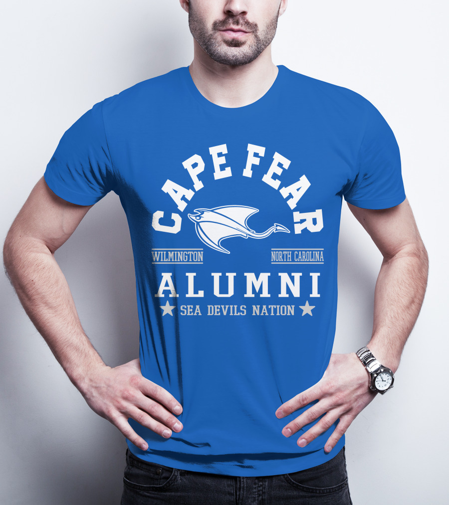 Cape Fear Alumni Wilmington North Carolina Sea Devils Nation T-Shirt