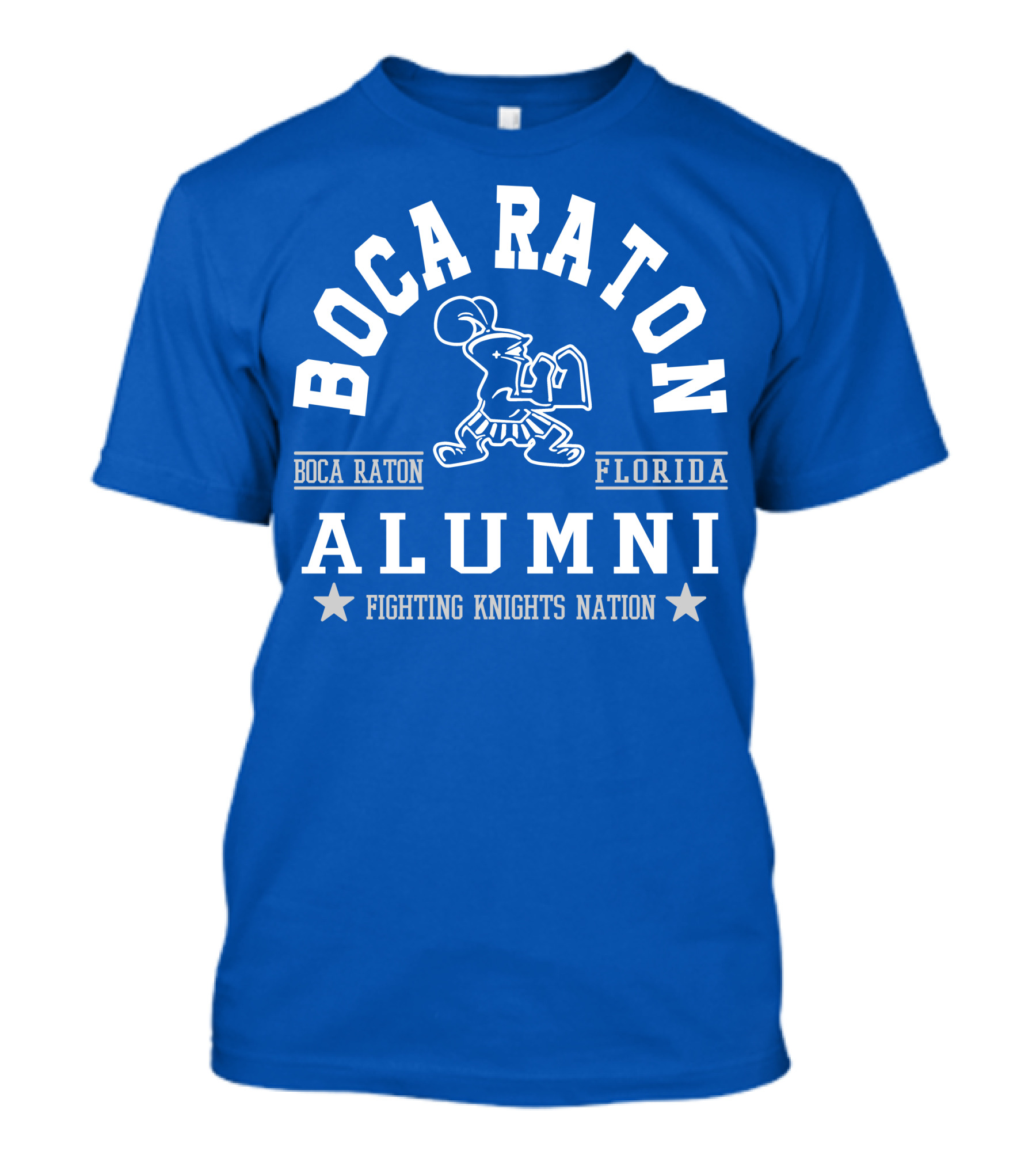 Boca Raton Florida Alumni Fighting Knights Nation T-Shirt