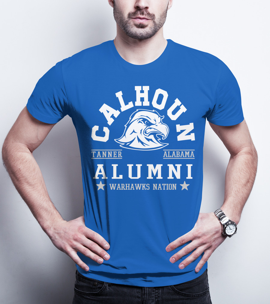 Calhoun Alumni Tanner Alabama Warhawks Nation T-Shirt