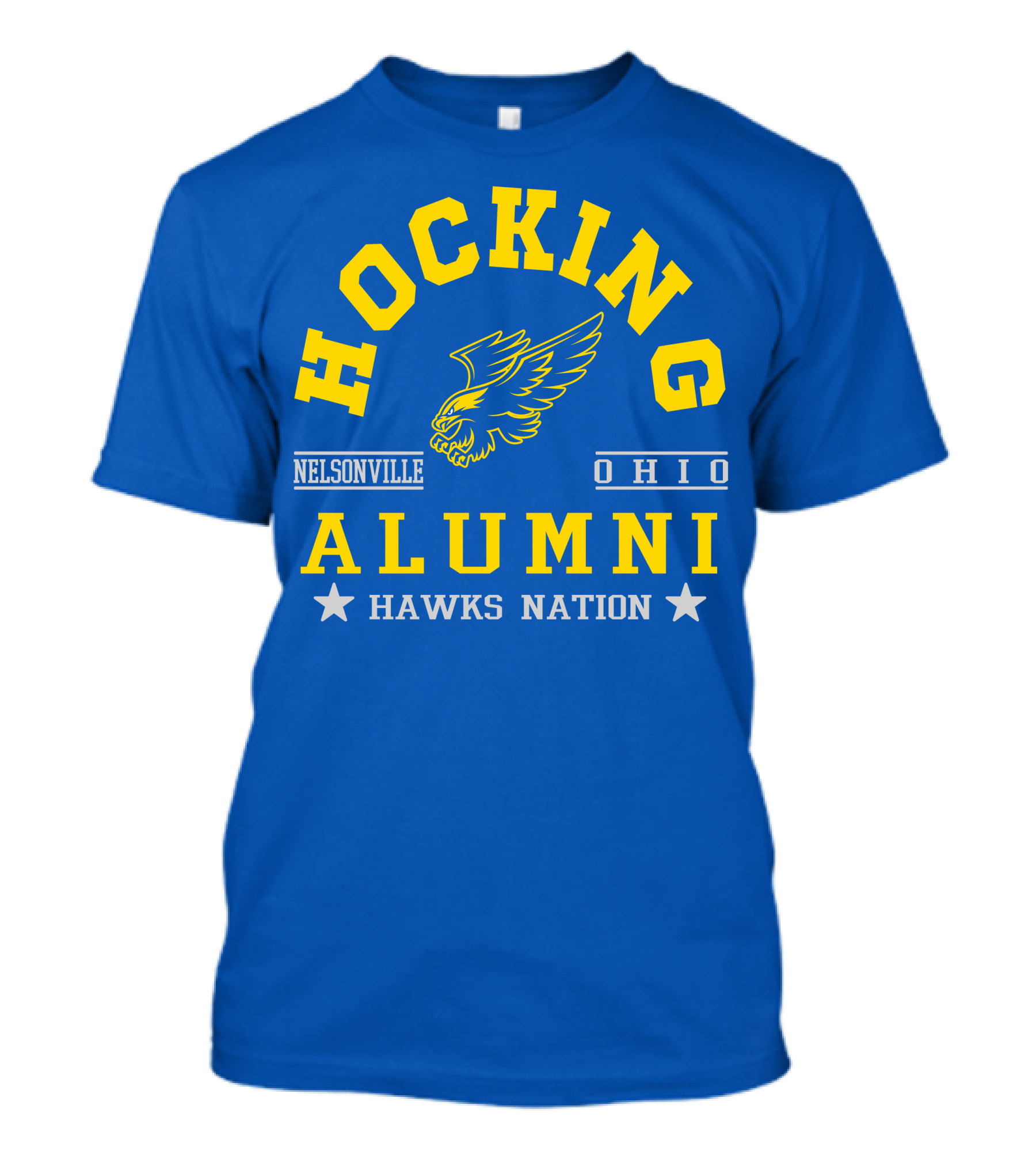 Hocking Nelsonville Ohio Alumni Hawks Nation T-Shirt