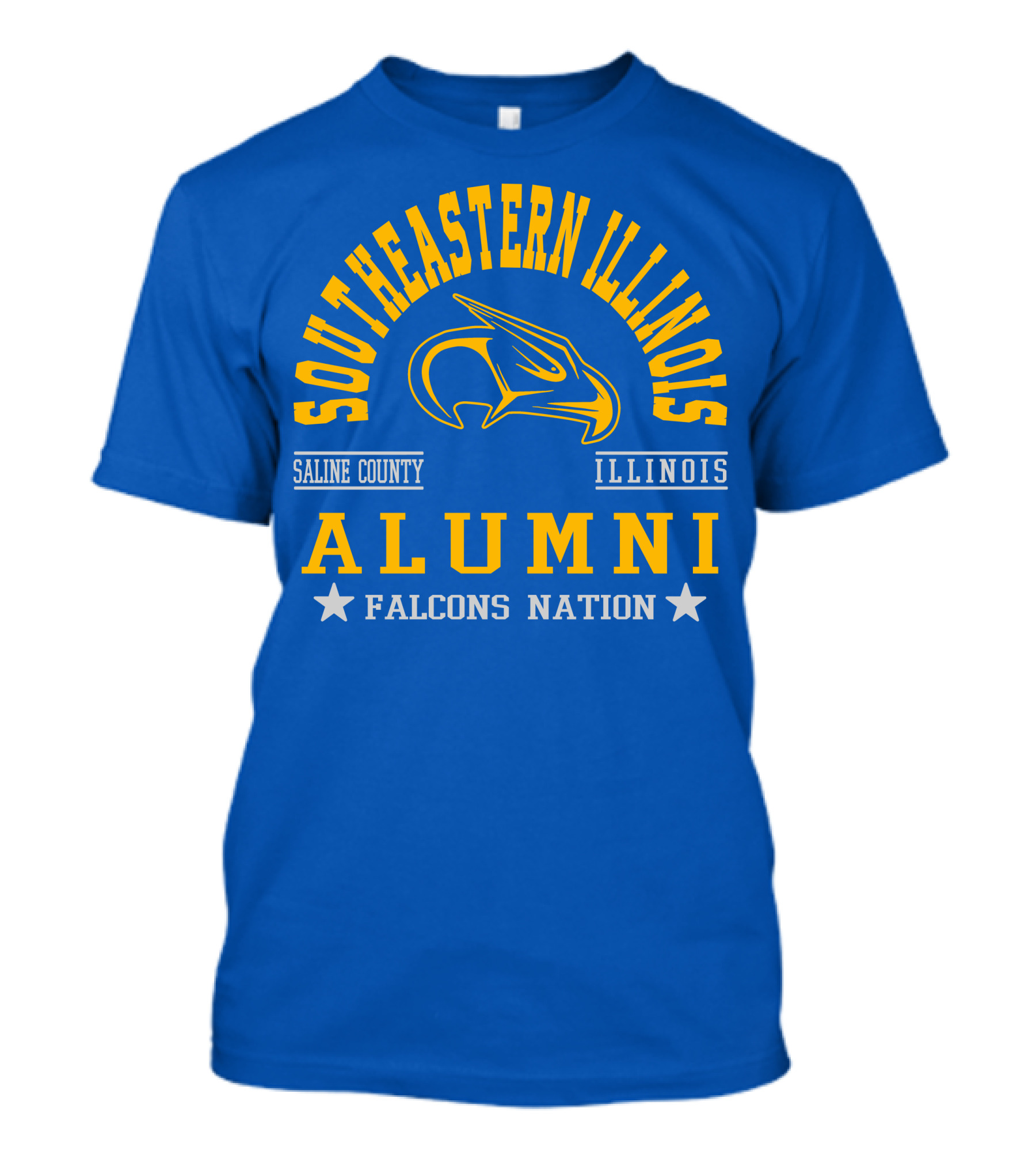 Southeastern Illinois Alumni Falcons Nation Saline County Illinois T-Shirt