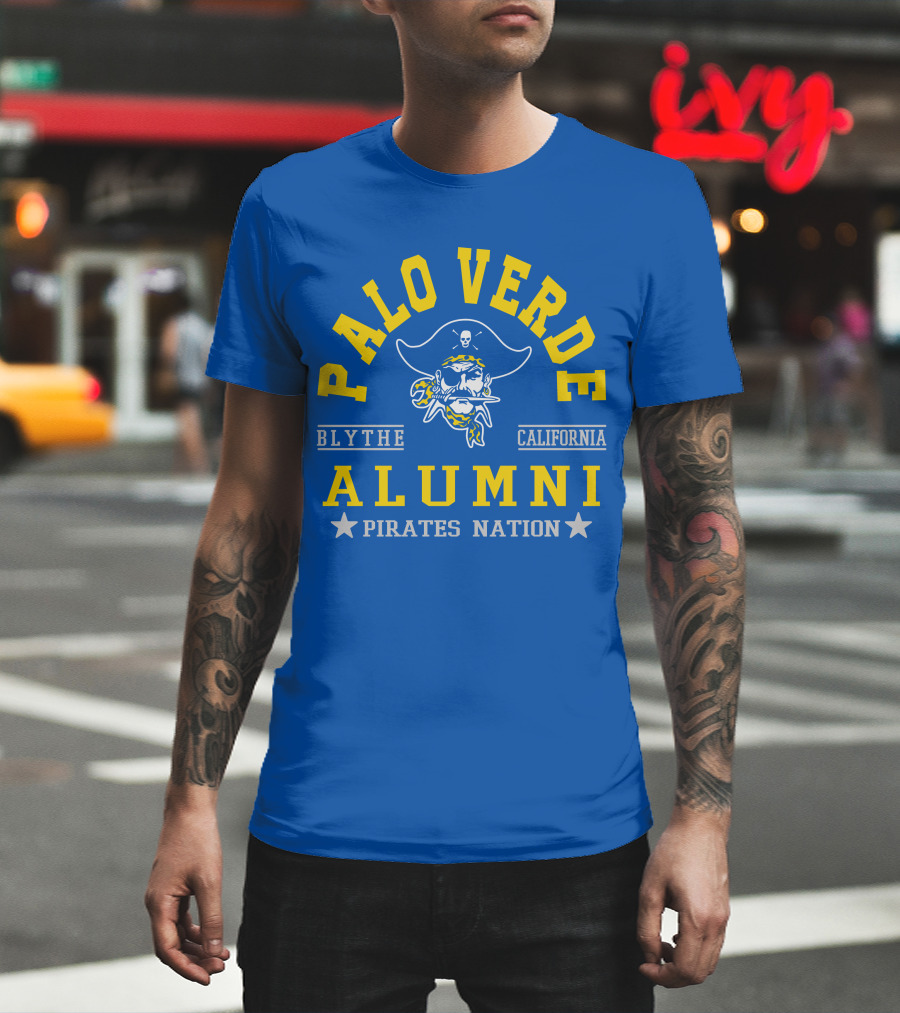 Palo Verde Alumni Pirates Nation Blythe California T-Shirt