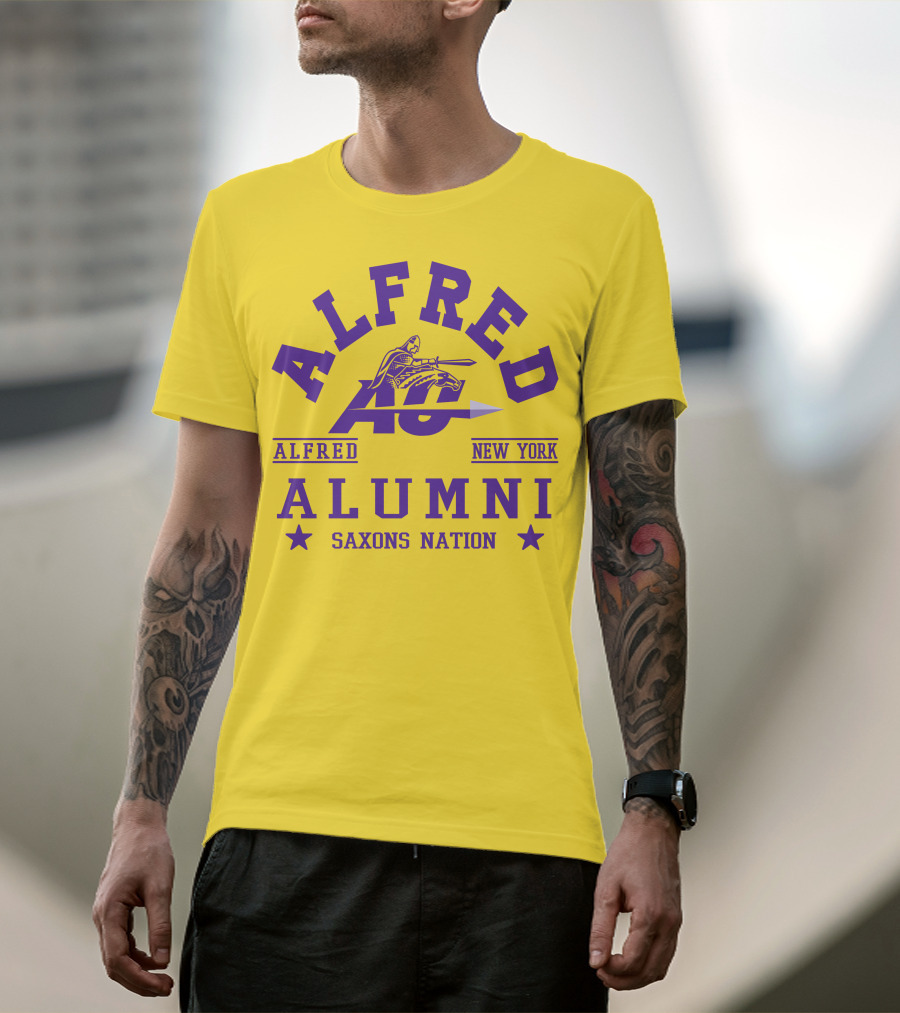 Alfred University Alumni Saxons Nation New York T-Shirt