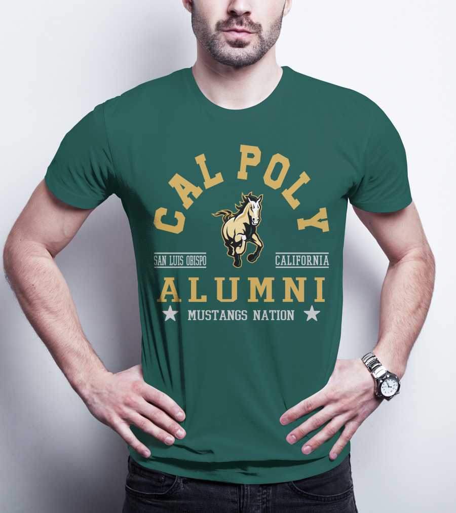 Cal Poly Alumni Mustangs Nation San Luis Obispo California T-Shirt