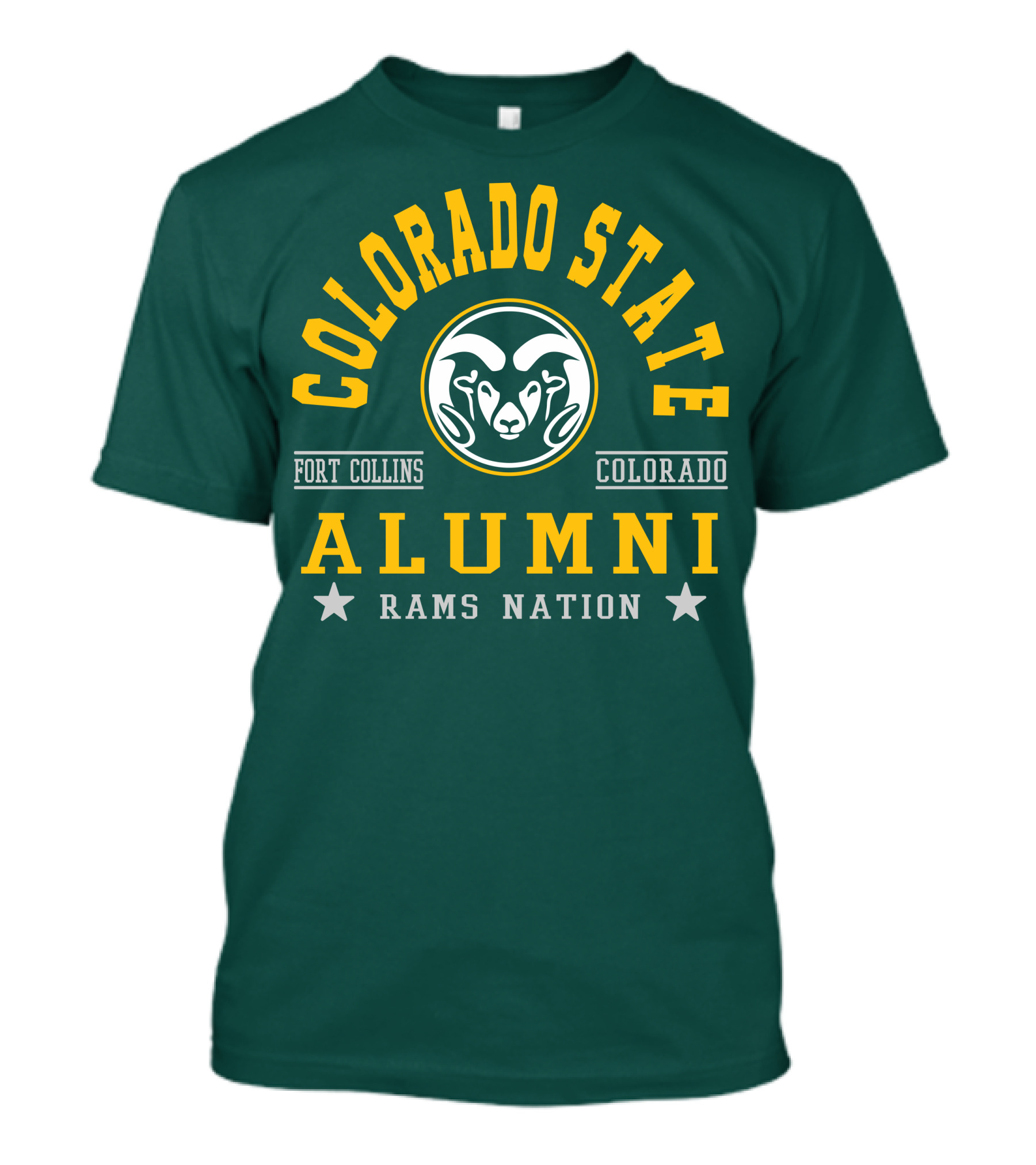Colorado State Alumni Rams Nation Fort Collins Colorado T-Shirt