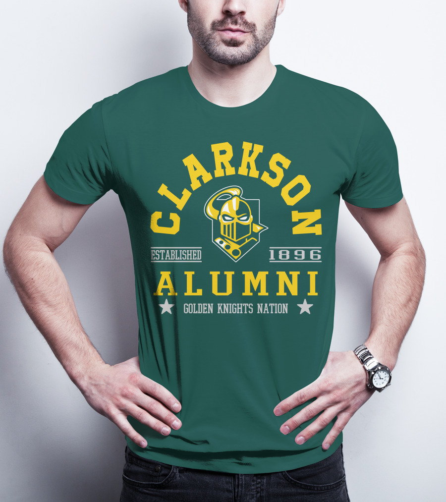Clarkson Alumni Established 1896 Golden Knights Nation T-Shirt