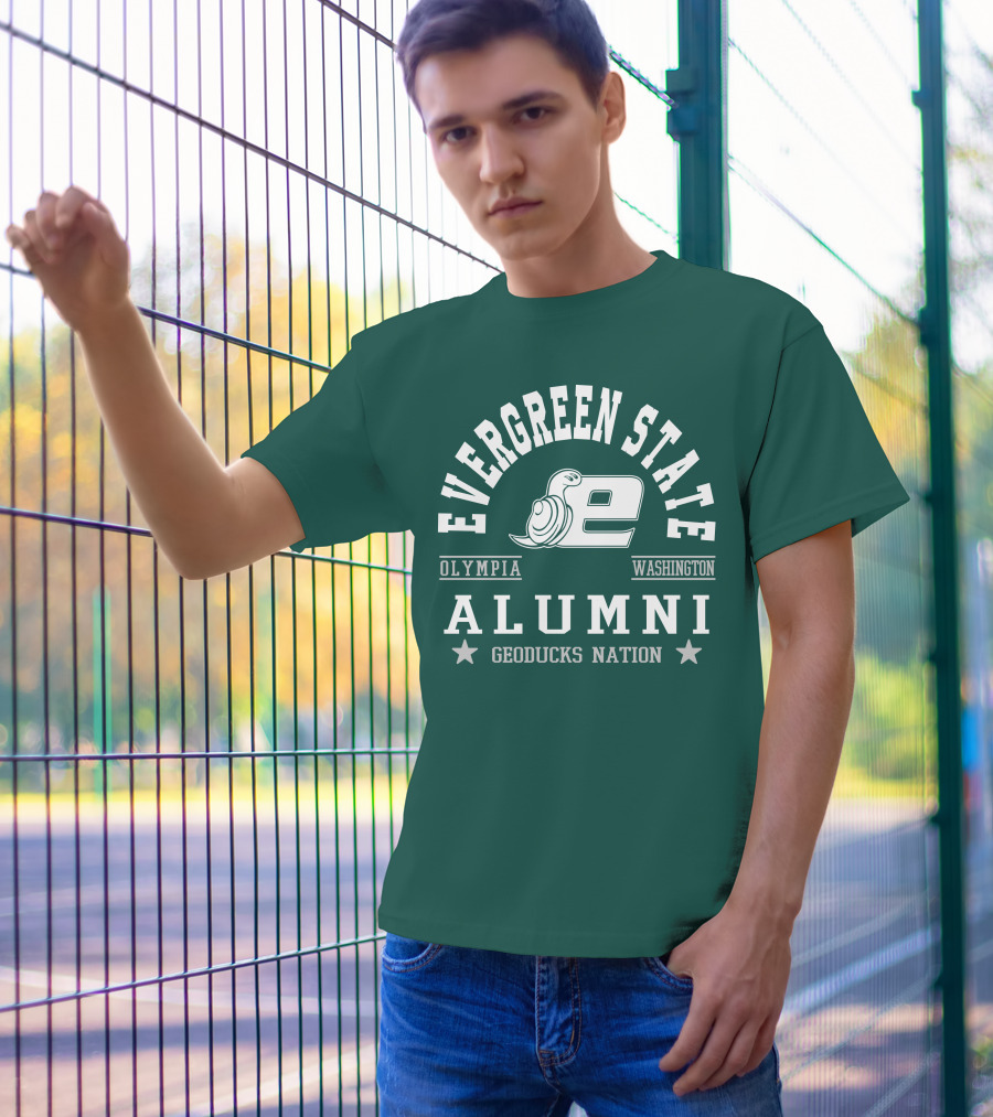 Evergreen State Geoducks Nation Alumni Olympia Washington T-Shirt