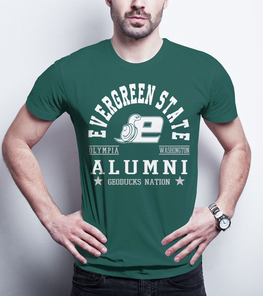 Evergreen State Geoducks Nation Alumni Olympia Washington T-Shirt