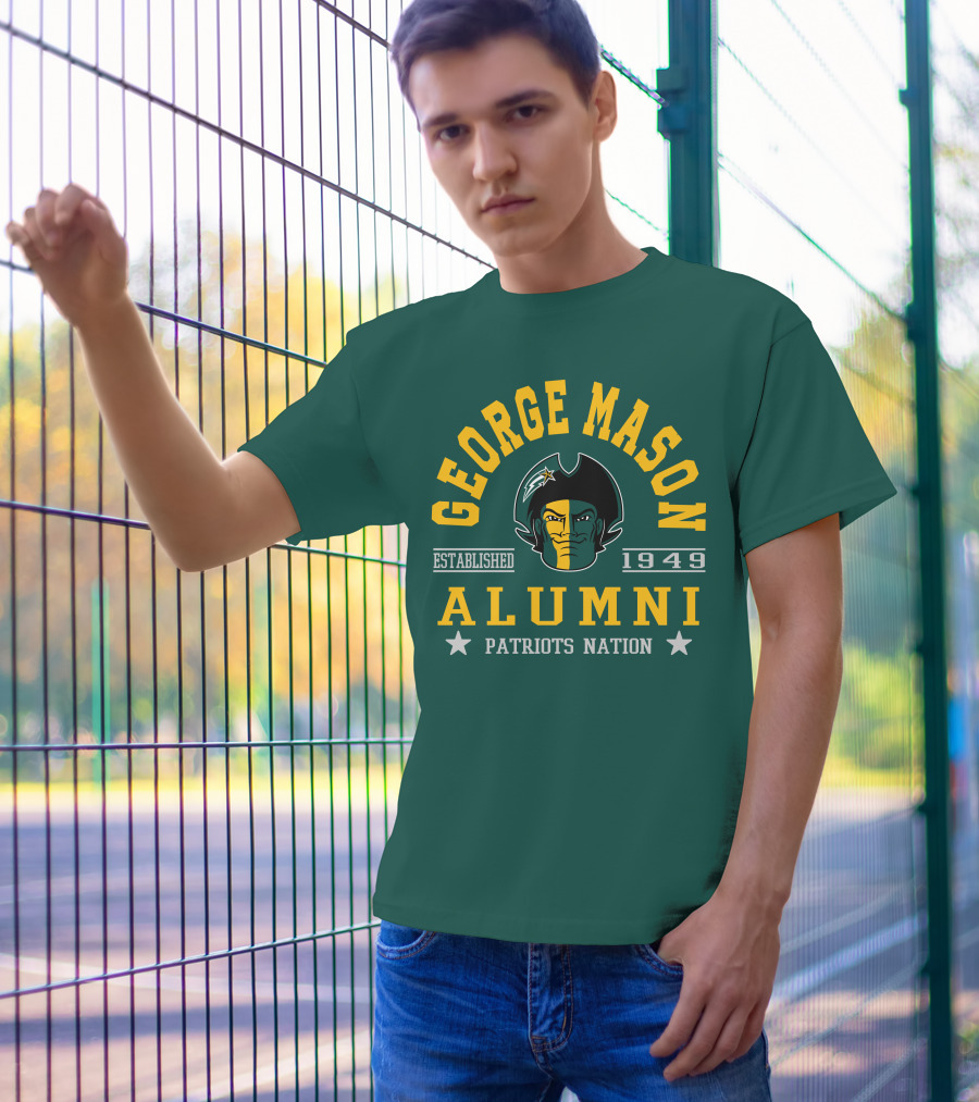 George Mason University Alumni Established 1949 Patriots Nation T-Shirt