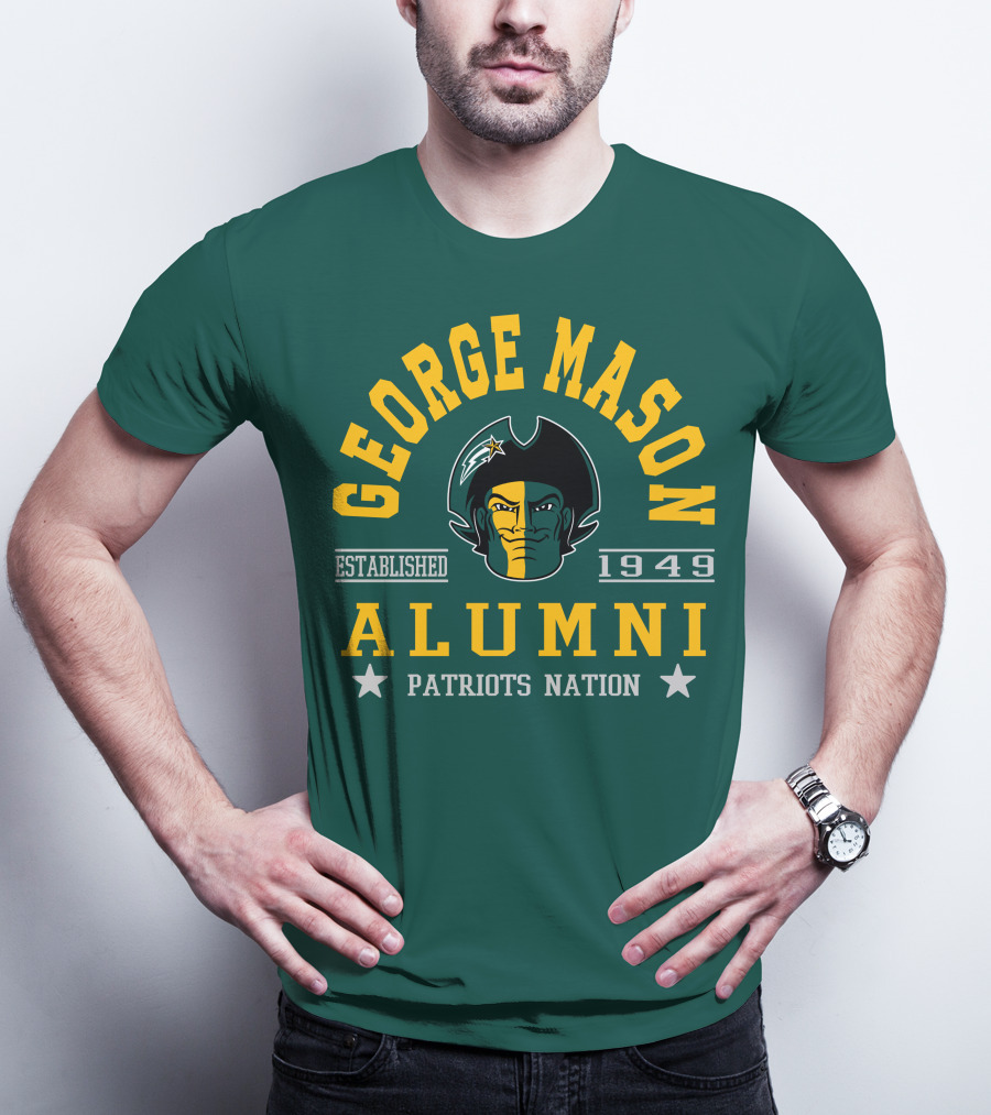 George Mason University Alumni Established 1949 Patriots Nation T-Shirt