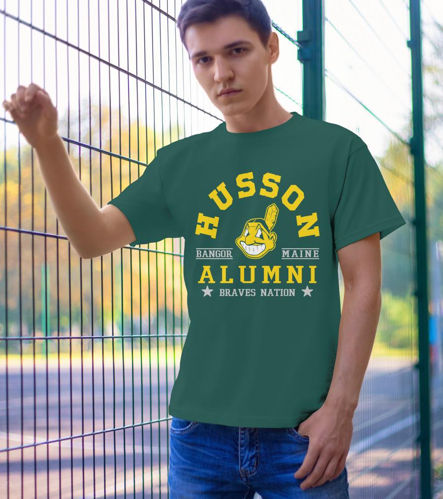 Husson Bangor Maine Alumni Braves Nation T-Shirt