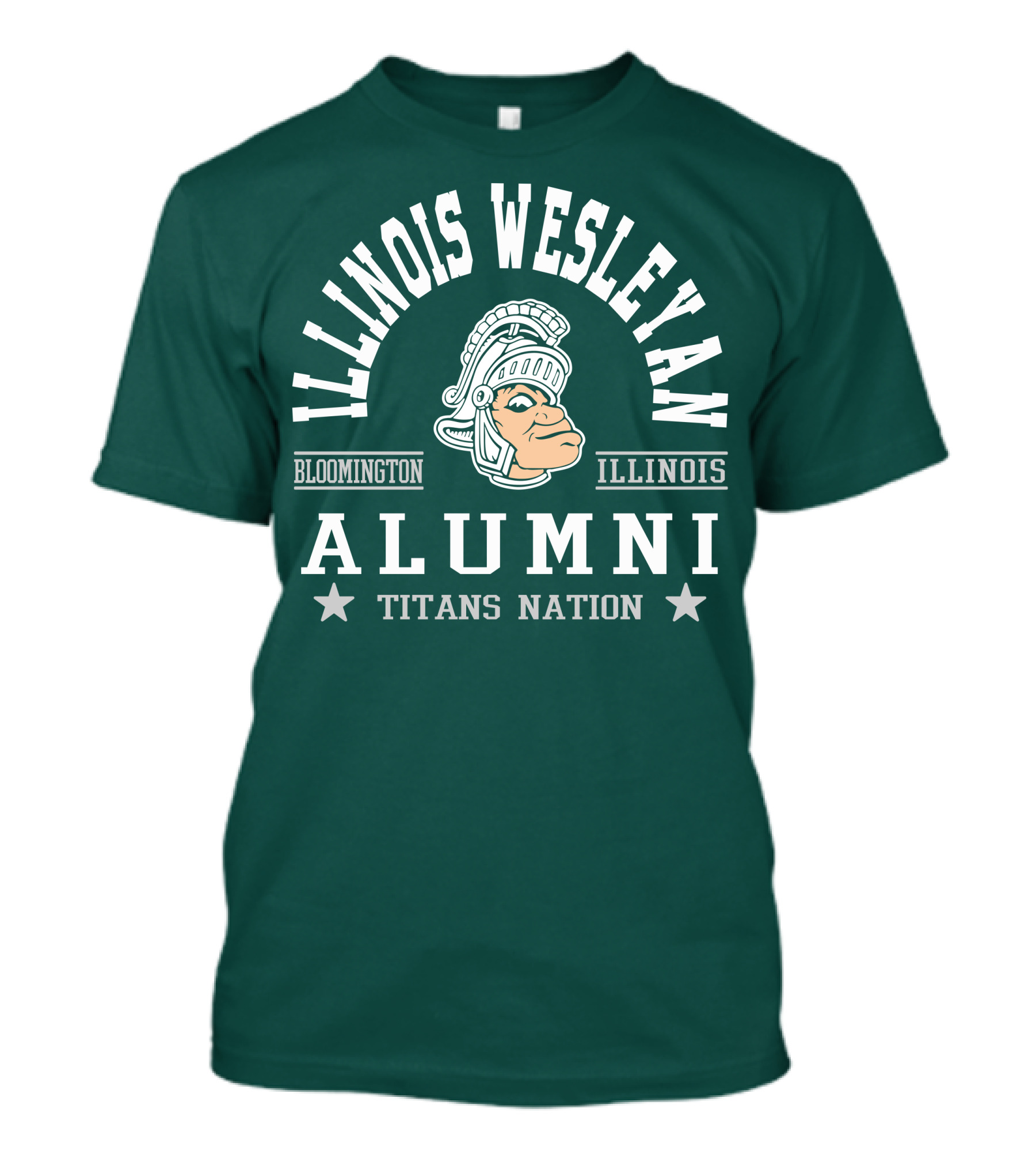 Illinois Wesleyan Alumni Titans Nation Bloomington Illinois T-Shirt