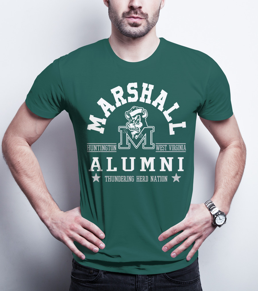 Marshall Alumni Thundering Herd Nation Huntington West Virginia T-Shirt