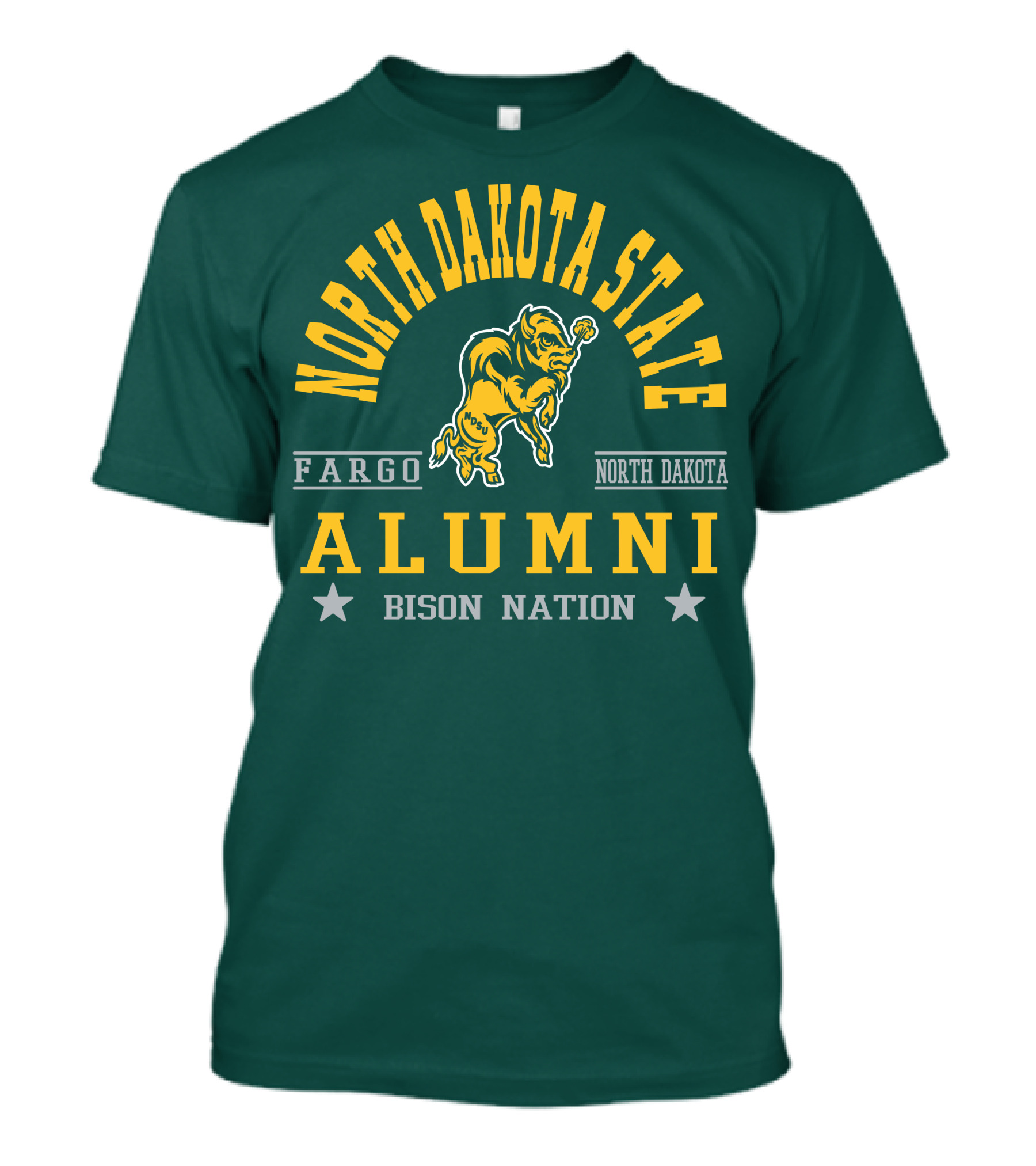 North Dakota State Fargo Alumni Bison Nation North Dakota T-Shirt