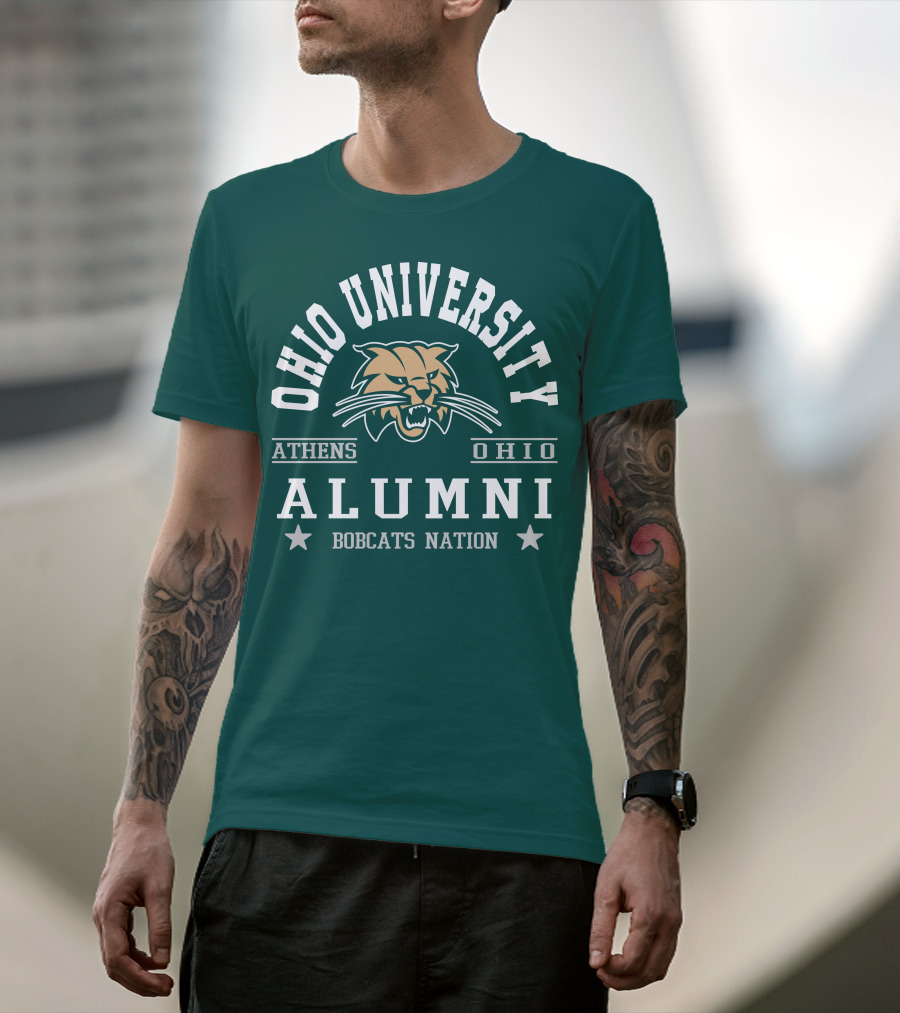 Ohio University Alumni Athens Ohio Bobcats Nation T-Shirt