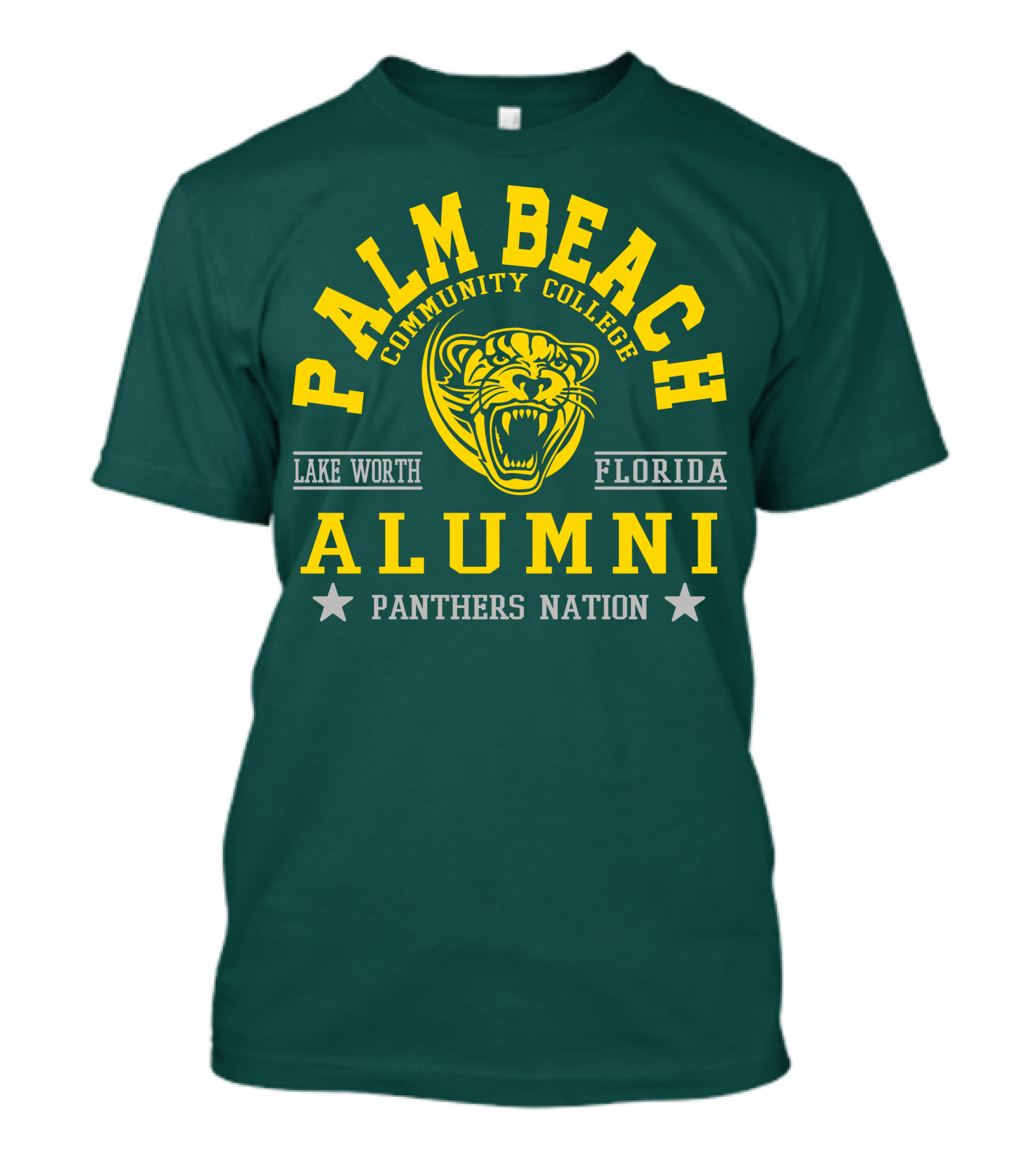 Palm Beach Community College Lake Worth Florida Alumni Panthers Nation T-Shirt