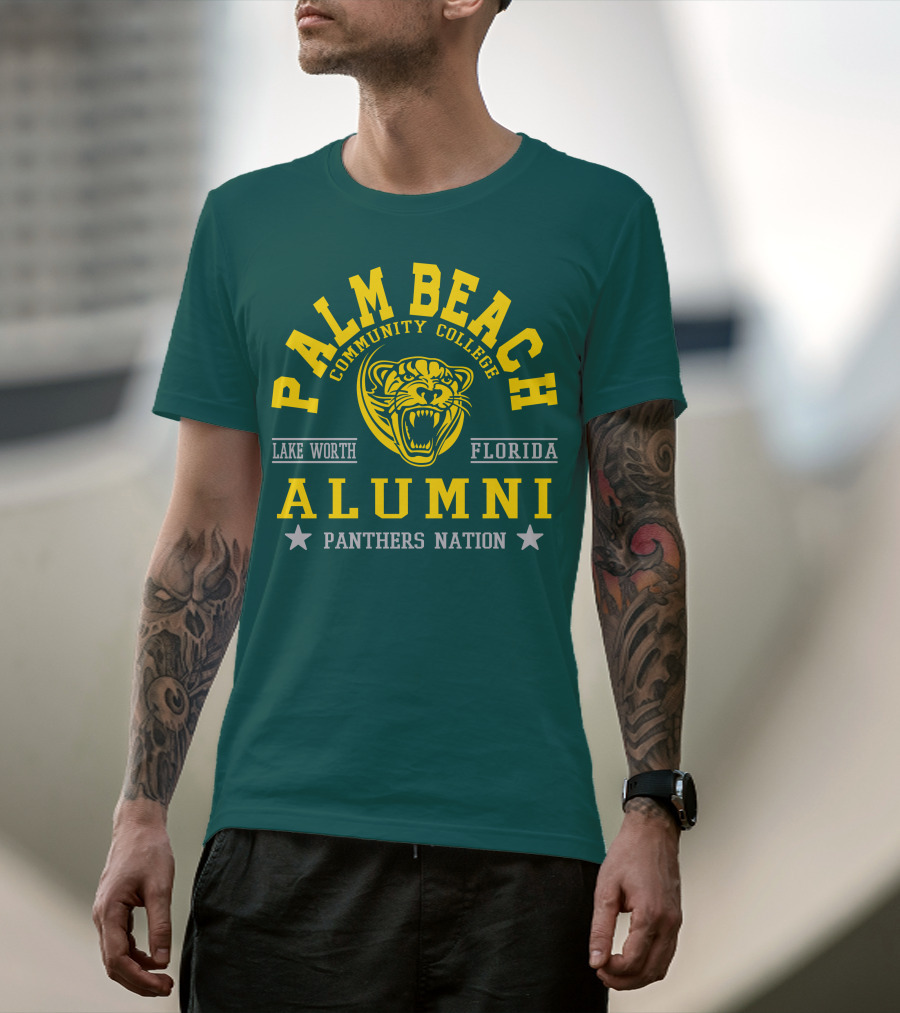 Palm Beach Community College Lake Worth Florida Alumni Panthers Nation T-Shirt