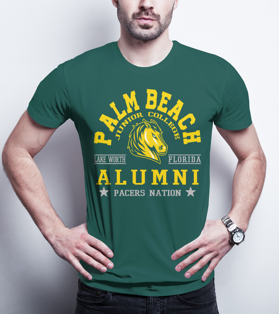 Palm Beach Junior College Alumni Pacers Nation Lake Worth Florida T-Shirt