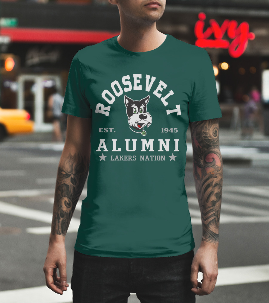 Roosevelt University Alumni Lakers Nation Est. 1945 T-Shirt