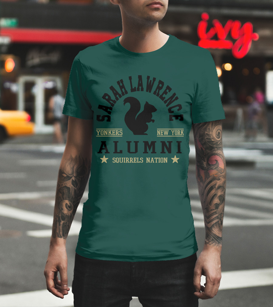 Sarah Lawrence College Yonkers New York Alumni Squirrels Nation T-Shirt