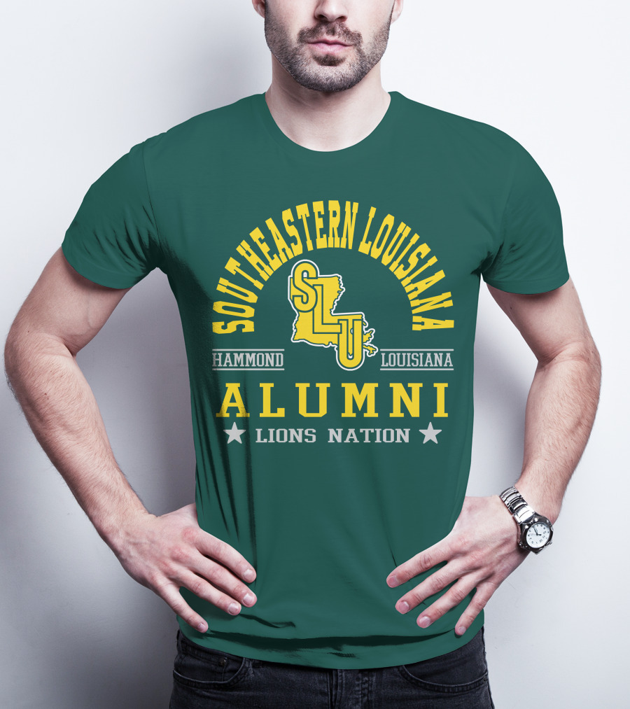 Southeastern Louisiana Alumni SLU Lions Nation Hammond Louisiana T-Shirt