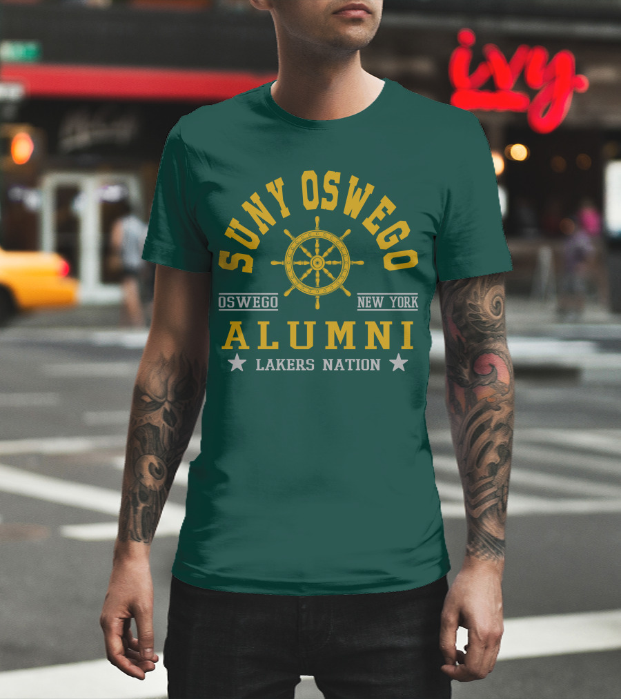 SUNY Oswego Alumni New York Lakers Nation T-Shirt
