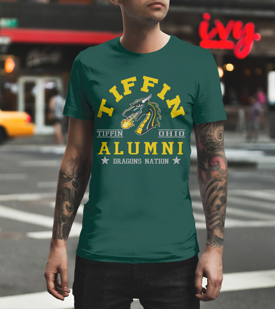 Tiffin Ohio Alumni Dragons Nation T-Shirt