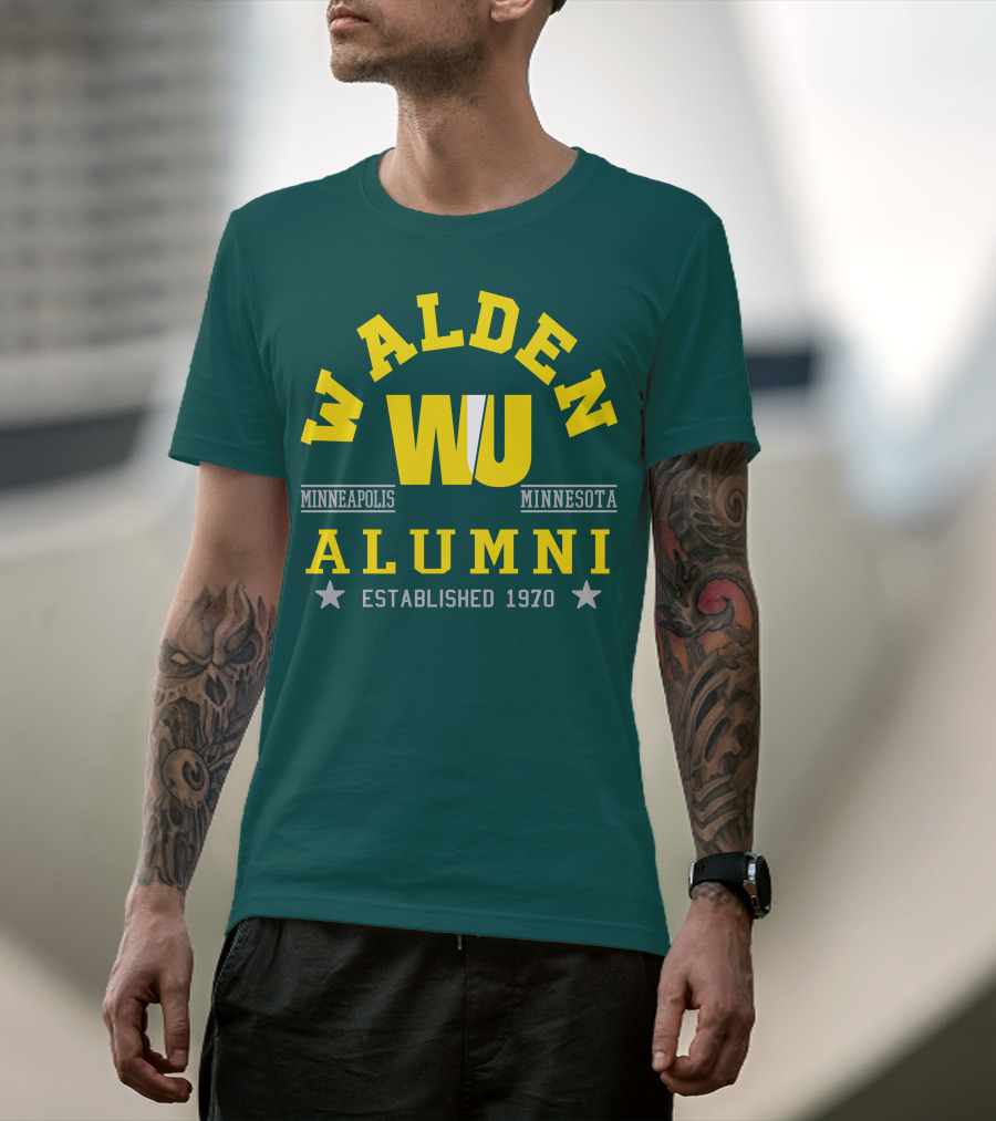 Walden University Alumni Minneapolis Minnesota Established 1970 WU T-Shirt