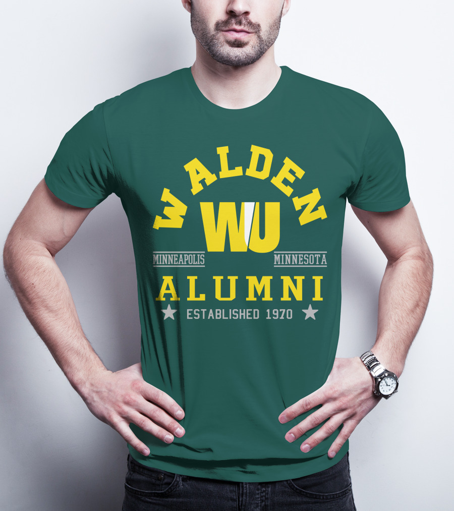 Walden University Alumni Minneapolis Minnesota Established 1970 WU T-Shirt