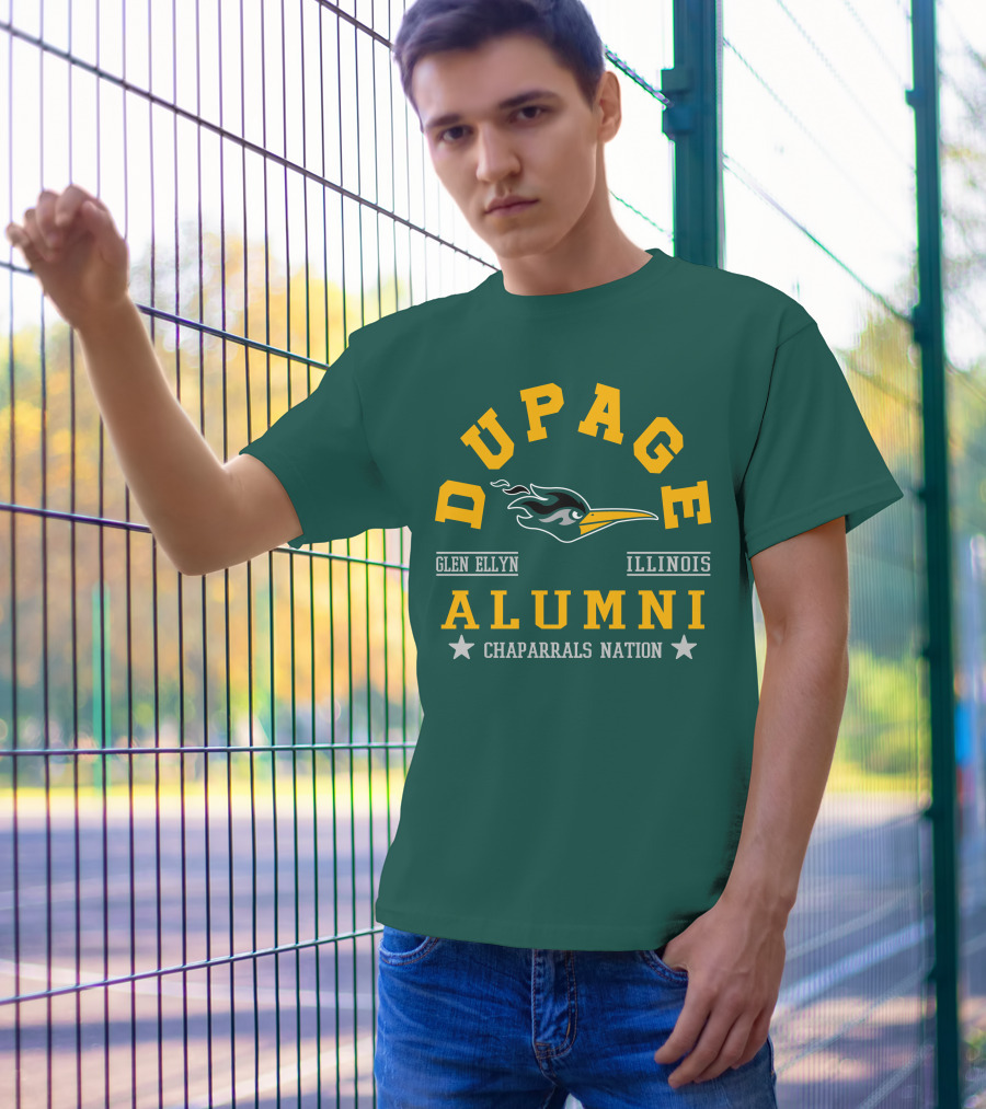 DuPage Glen Ellyn Illinois Alumni Chaparrals Nation T-Shirt