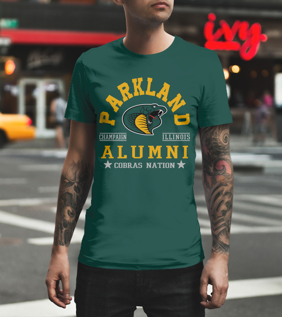 Parkland College Alumni Champaign Illinois Cobras Nation T-Shirt