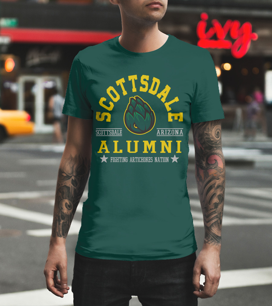 Scottsdale Arizona Alumni Fighting Artichokes Nation T-Shirt