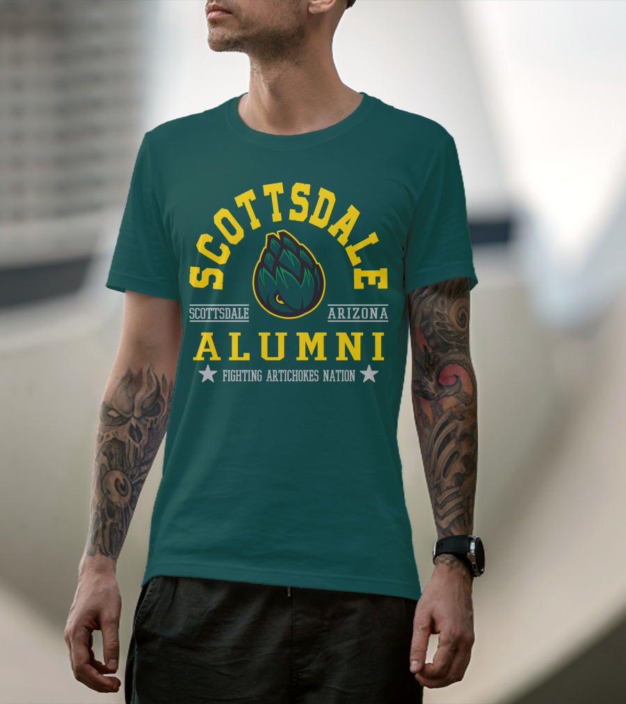 Scottsdale Arizona Alumni Fighting Artichokes Nation T-Shirt