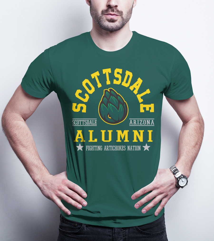 Scottsdale Arizona Alumni Fighting Artichokes Nation T-Shirt