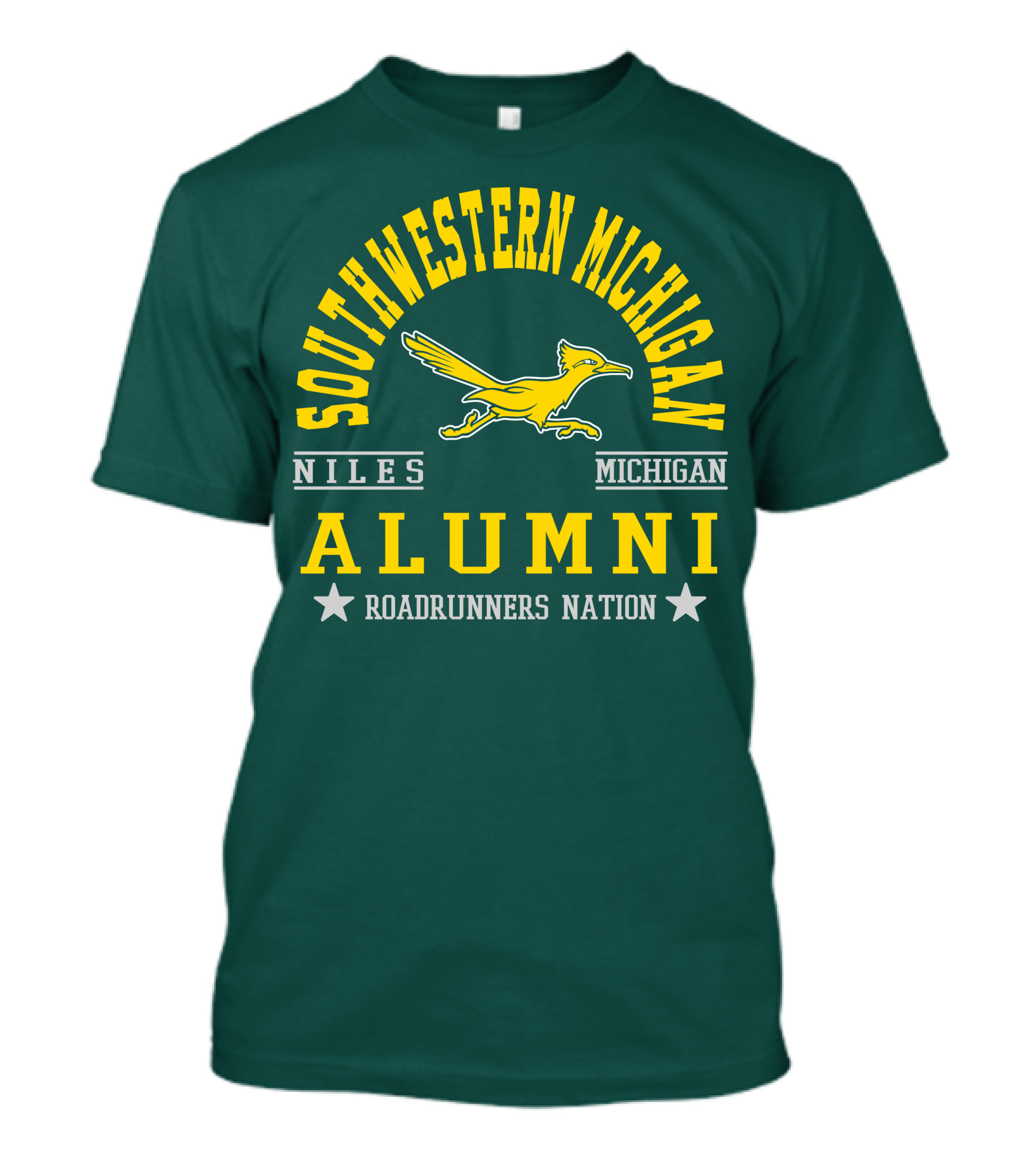 Southwestern Michigan Niles Alumni Roadrunners Nation T-Shirt